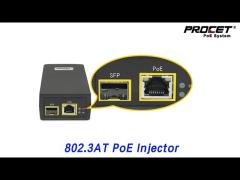 Midspan Rated 802.3AT PoE Injector Gigabit 30W Dual Port IP20 For Indoor