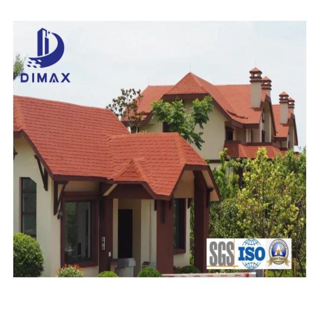 China Factory Direct Provide Colorful Stone Coated Fiberglass Asphalt Roofing Tile