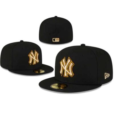 China New World Patches Closed Baseball Cap for Custom Gorras Original Embroidery Logo Snapback Hats Era Sports Fitted Caps for sale