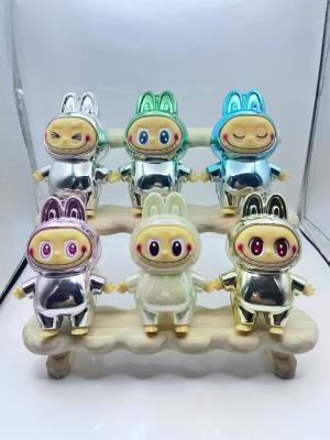 China Fashion Toys & Doll Display Box Dust-proof Doll Organizer Rotatable LABUBU for sale