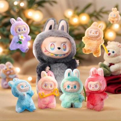China POPMART Labubu Monsters Serie de postres caja misteriosa Plush & Vinyl Muñeca de figuras coleccionables con soporte de exhibición en venta
