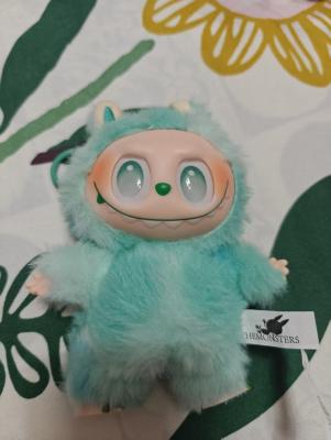China POPMART Labubu Monsters Serie de postres caja misteriosa Plush & Vinyl Muñeca de figuras coleccionables con soporte de exhibición en venta