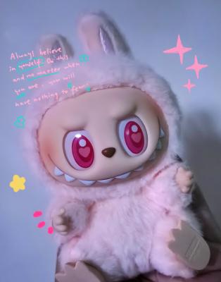 China POPMART Labubu Monsters Serie de postres caja misteriosa Plush & Vinyl Muñeca de figuras coleccionables con soporte de exhibición en venta