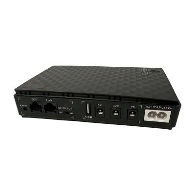 110v 220v 입력 전압 DC 미니 UPS POE와 10400mAh 배터리 용량