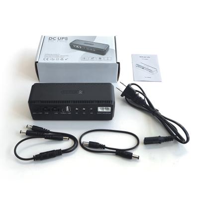 China 18W Mini UPS Stable Power Output 5v 9v 12v Poe 10400mah Small Size Ups Backup Power Te koop