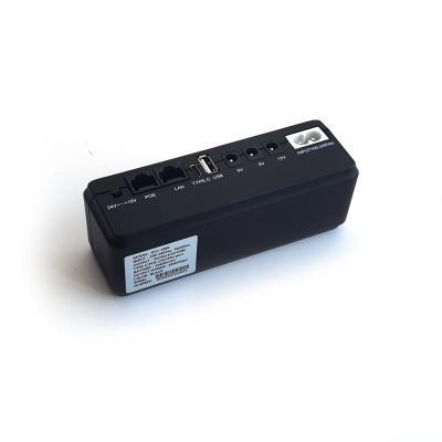 Cina 18W Mini UPS Output di potenza stabile 5v 9v 12v Poe 10400mah Piccole dimensioni Ups Potenza di riserva in vendita