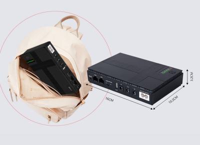 China 18W 36W Mini Poe Ups portátil Mini Ups DC para el router Wifi Corriente de salida 1A/2A en venta