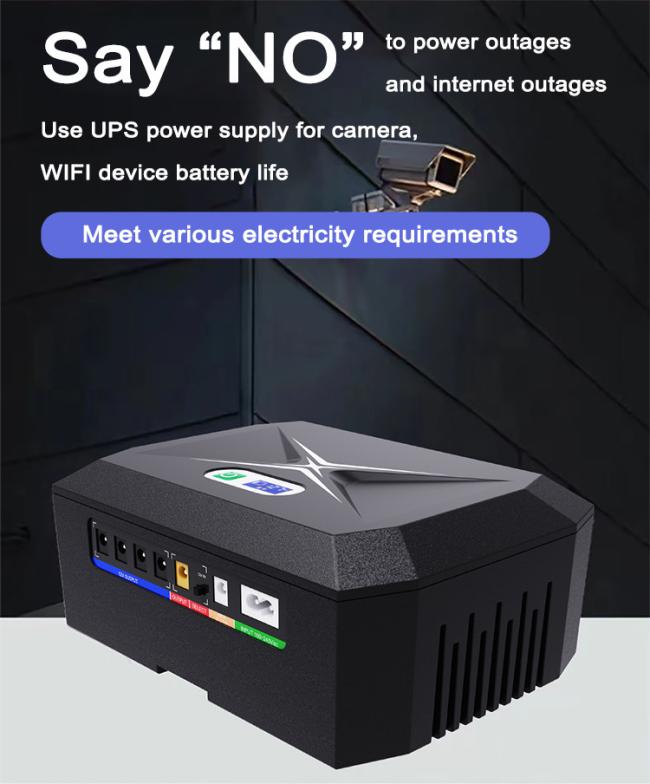 Mini Portable Ups DC Smart Mini Ups 60w 20800mah For Laptop Camera Router