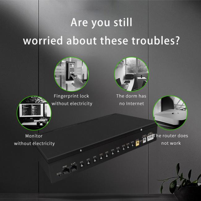 Mini Ups 5v 24v UPS Backup Power Dc Ups For Wifi Router And Modem 12000mah 20000mah