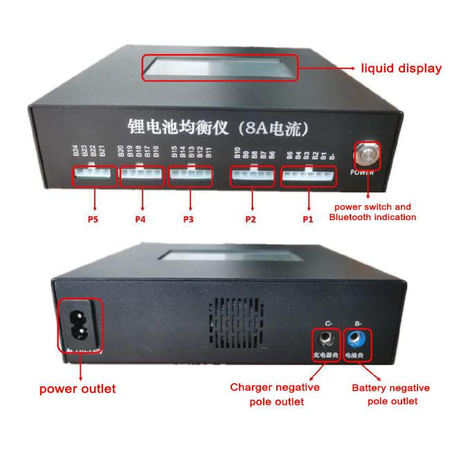 Active Equalizer 24s 48s 10a Balancer Lifepo4 16s Bms With Lcd Screen