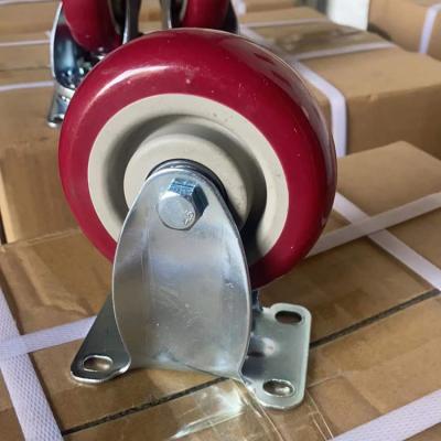 China 5 Inch Wheel Width Zinc Plated Medium-load Casters for Medium-load Applications for sale