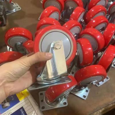 China 5 Inch Wheel Width Zinc Plated Medium-load Casters for Medium-load Applications for sale
