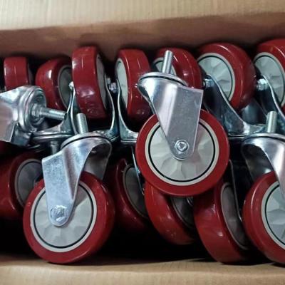 China 5 Inch Wheel Width Zinc Plated Medium-load Casters for Medium-load Applications for sale