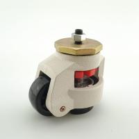 China 80F/S 500KG Threaded Stem Adjustable Leveling Casters Machine Wheels for sale