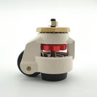 China 80F/S 500KG Threaded Stem Adjustable Leveling Casters Machine Wheels for sale