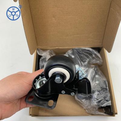 中国 プラスチックコア 鉄ホイジング 工業用軽量キャスター 販売のため