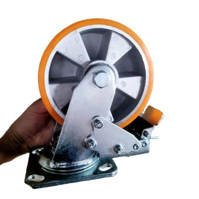 Chine Les roulements à billes rouges à double roulement de polyuréthane à vendre