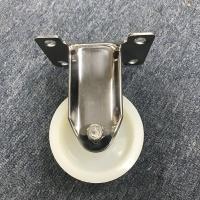 China 5 Inch SS Casters With Side Lock Solid Nylon Plate Casters Customize for sale