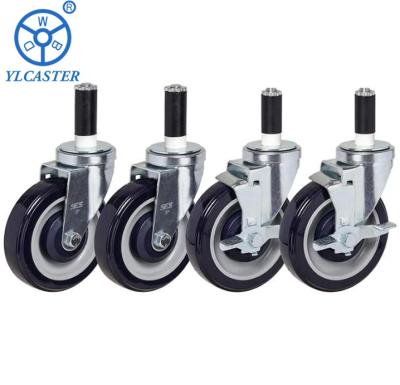 China Quiet Caster Wheels with High Load Capacity for Industrial Applications for sale
