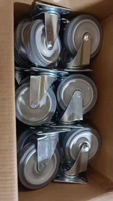 China Plaatbevestiging Type Europese Zwenkwielen voor en 19-24mm Wielbreedte in Europese Markt Te koop