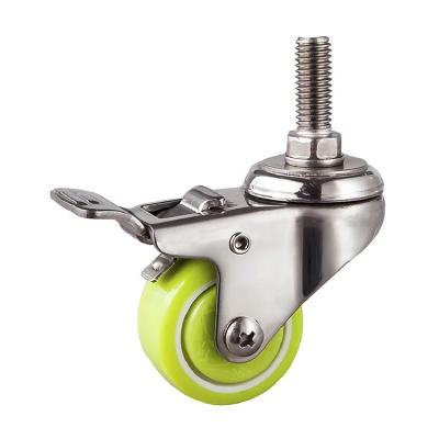 China 105mm Industrial Caster With Plate Mount Featuring Ball Bearing for sale