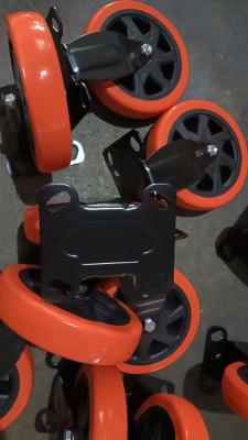 Chine Capacité des roues roulettes à rouleaux lourds Polyuréthane roulements à billes doubles capacité de charge lourde à vendre