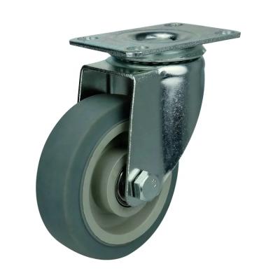 China Capacity Casters 4 Inch Wheel Diameter Top Plate Swivel Radius 3-1/2 Inch For Heavy Loads And High Weight Capacity for sale