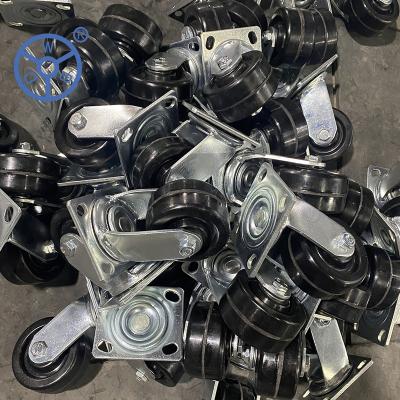 중국 부드러운 바퀴 발판 회색 바퀴를 위한 가벼운 의무 바퀴 부드러운 바퀴와 온도 범위 -20에서 100도 판매용