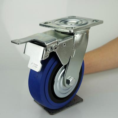 China Moeiteloze Beweging met Zwenkwielen en Zwenkvergrendeling Remtype Te koop