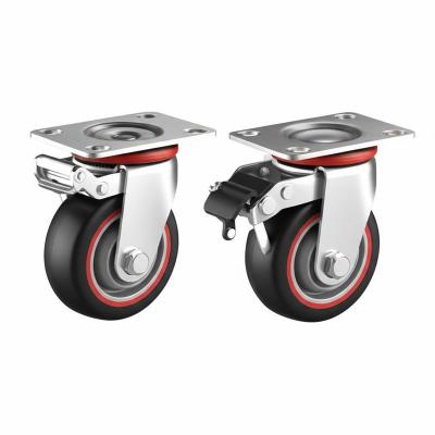 China Afwerking van zinkgeplatte stilstaande rollen en totale vergrendelingsremtype voor klantvereisten Te koop