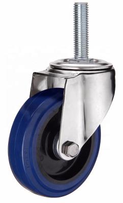 China Customable Industrial Rubber Caster Non Marking Tread Type Heavy Load Wheels Designed for Industrial and Material Handling for sale