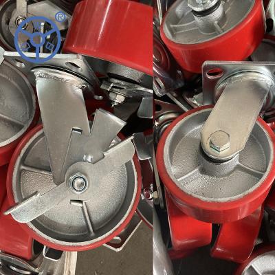China Nylon Bracket Material Thermoplastic Rubber Units Designed with Double Brake to Ensure Operation and Long Term Durability for sale