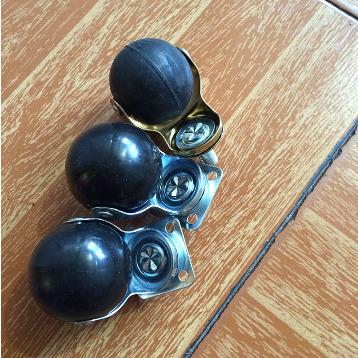 China 125kg Load Capacity Medical Casters 4 Inch Wheel Diameter Bolt Hole Spacing 76x61mm Industrial Grade Medical Cart Wheels for sale