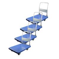 China 300kg Loading Blue Foldable Platform Trolley for sale
