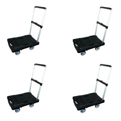 China Folding Platform Trolley 150kg , 653x415mm Portable Platform Trolley for sale