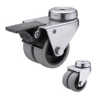 China 3inch TPR Rubber Casters for sale