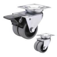 China 3inch TPR Rubber Casters for sale