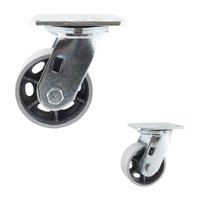 China 4x2 Inch Hollow Core Furniture Swivel Casters 200kg Load Capacity for sale