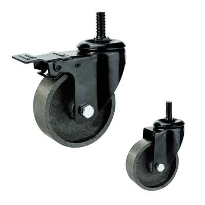 China Customizable Threaded Stem Swivel Head Medium Duty Casters for sale