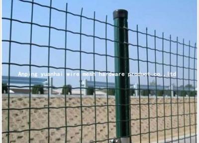 China Los paneles de malla de alambre del verde de Holanda plateados individualmente para la seguridad terminal en venta