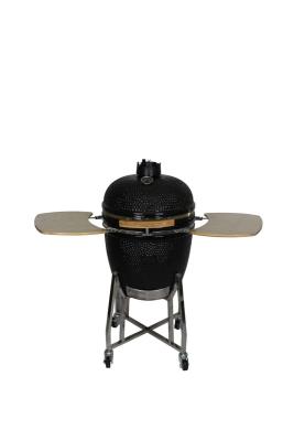 Cina Griglia Kamado da esterno da 22 pollici in acciaio inossidabile colore nero carbone 57 cm in vendita