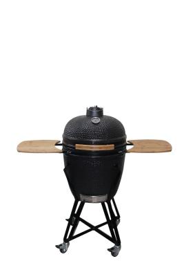 Cina Colore nero 57 cm 22 pollici Kamado Grill Utensili da cucina in ceramica in vendita