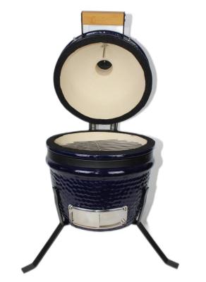 Cina Griglia Kamado in ceramica da 13 pollici per esterni color carbone 32 cm in vendita