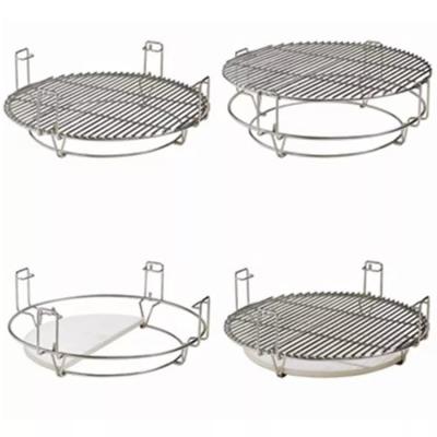 Cina Accessori per griglia Kamado in acciaio inossidabile Dividi e conquista barbecue in vendita