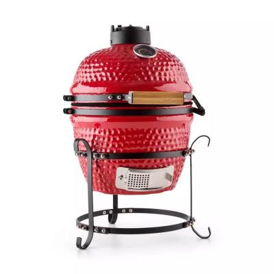 Cina Griglia in ceramica per barbecue a carbone da 13 pollici da 32 cm nera per esterni in vendita