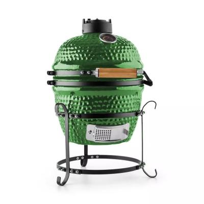 Cina Griglia in ceramica per barbecue a carbone da 13 pollici da 32 cm nera per esterni in vendita
