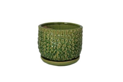 Cina Vasi in ceramica per interni per piante da appartamento da 6 pollici e 8 pollici in vendita