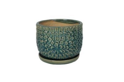 Cina Vasi in ceramica per interni per piante da appartamento da 6 pollici e 8 pollici in vendita