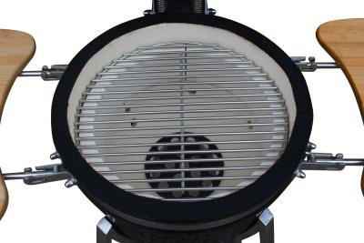 Cina Colore nero lucido 39 cm 15 pollici Kamado Grill utensili da cucina a carbone in vendita