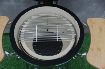 Cina Griglia Kamado da 18 pollici in ceramica a carbone colore verde 48 cm in vendita